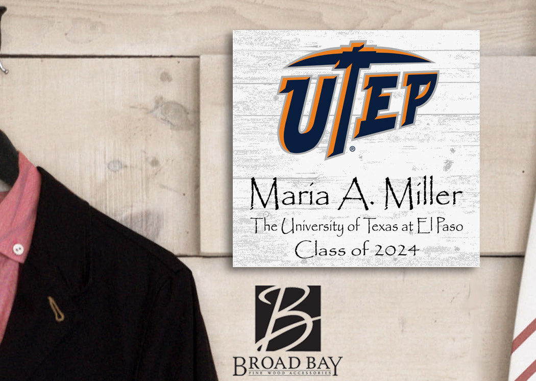 UTEP Class Year Plaque – Official Personalized Gift – Broad Bay ...
