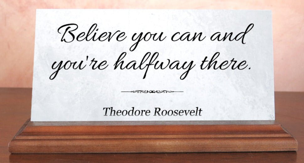Custom Quote Marble Plaque – Personalized Inspirational Gift – Broad ...