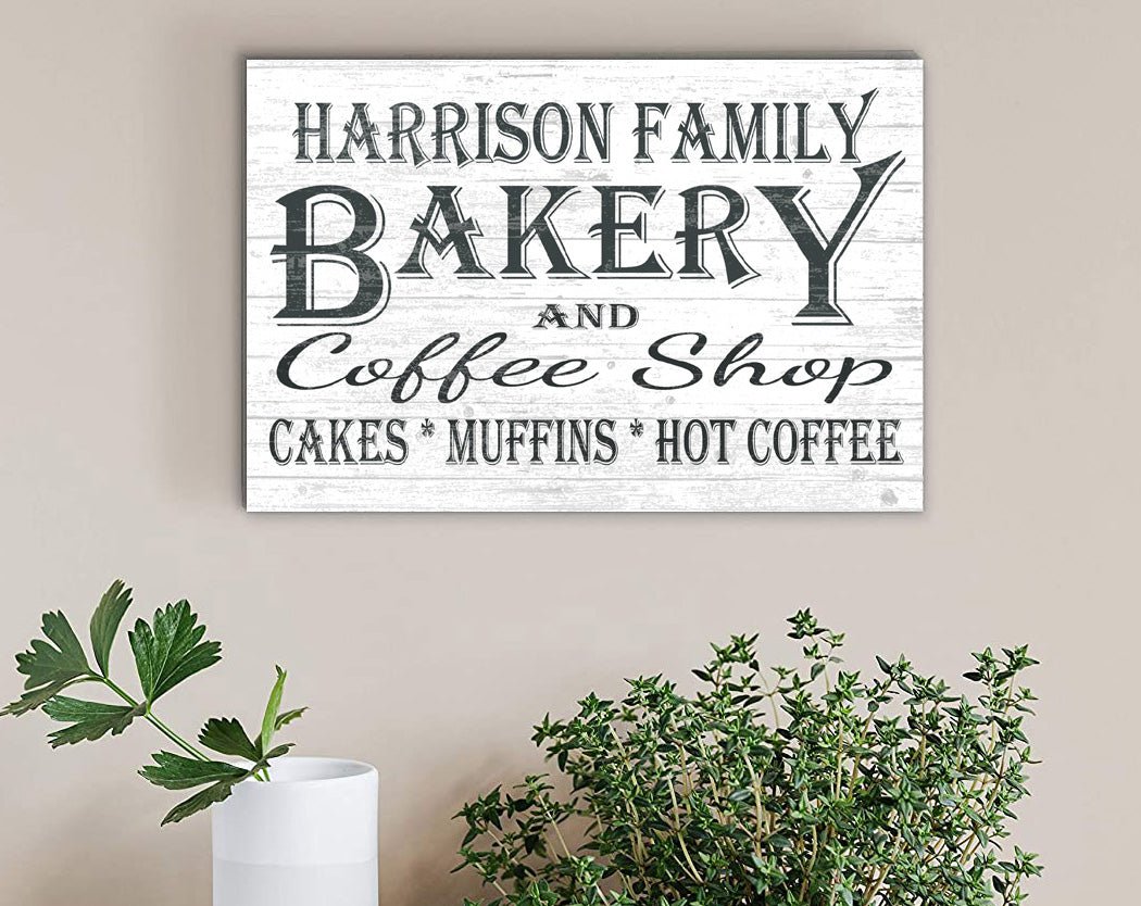 Custom Bakery Kitchen Sign Personalized Farmhouse Wall Decor – Broad ...