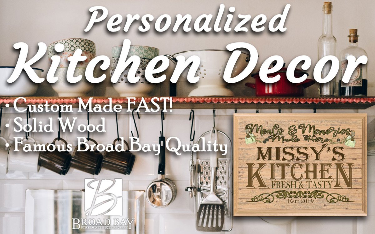 PERSONALIZED Kitchen Sign With Name for Great Cooks Mom Dad Grandma Gr ...